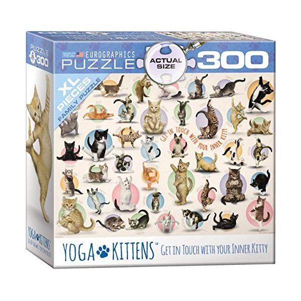 ジグソーパズル 海外製 アメリカ 8300-0991 EuroGraphics Yoga Kittens Puzzle海外限定品を迅速輸入！5〜15営業日にて発送します。型番：8300-0991海外サイズ：Small関連：ジグソーパズル,海...