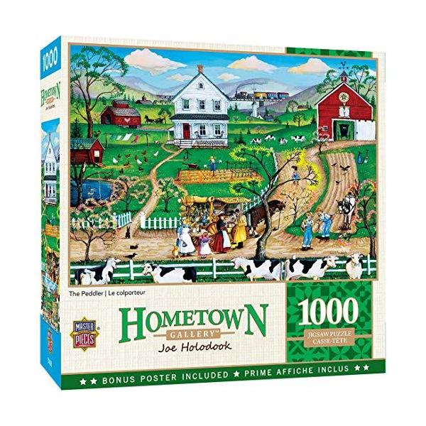 ジグソーパズル 海外製 アメリカ 72123 Masterpieces 1000 Piece Jigsaw Puzzle for Adults, Family, Or Youth - The Peddler - 19.25"x26.75"海...