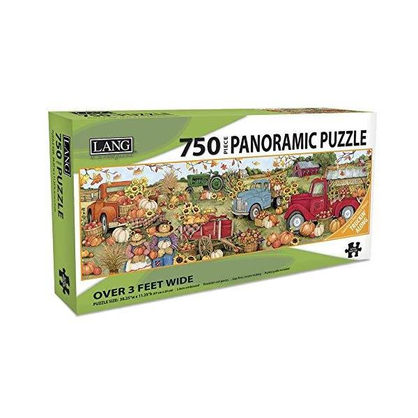 ジグソーパズル 海外製 アメリカ 5041020 LANG Harvest Truck 750 Piece Panoramic Jigsaw Puzzle海外限定品を迅速輸入！5〜15営業日にて発送します。型番：5041020海外サイズ：7...