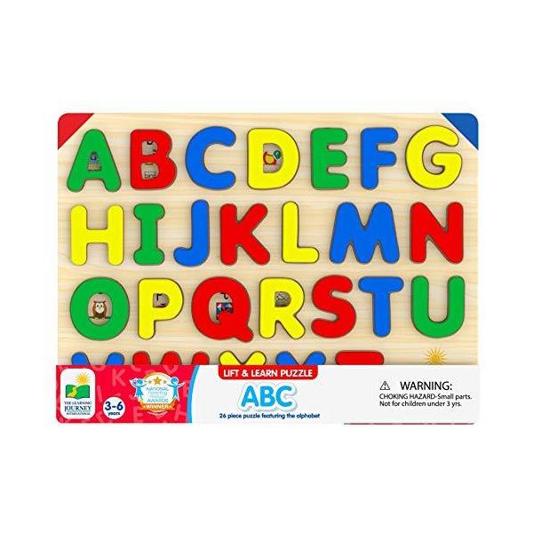 ジグソーパズル 海外製 アメリカ 285138 The Learning Journey: Lift &amp; Learn ABC Puzzle - Alphabet Puzzles for Toddlers - Preschool Ga...