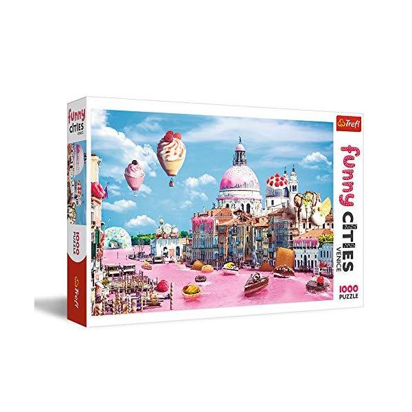 ジグソーパズル 海外製 アメリカ 10598 Trefl Sweets in Venice 1000 Piece Jigsaw Puzzle Funny Cities 27x19 Print, DIY Puzzle, Creative Fu...