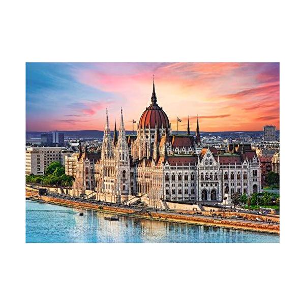 ジグソーパズル 海外製 アメリカ 37395 Trefl Parliament, Budapest, Hungary 500 Piece Jigsaw Puzzle Red 19"x13" Print, DIY Puzzle, Creati...