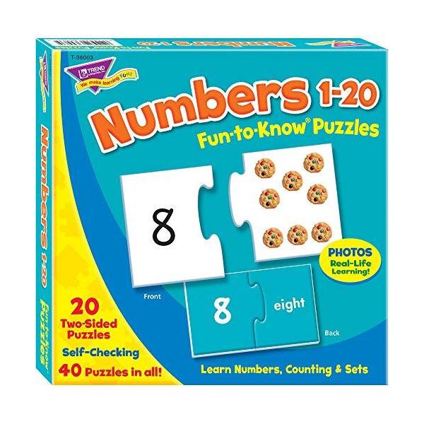 ジグソーパズル 海外製 アメリカ T-36003 TREND ENTERPRISES, INC. Fun-to-Know? Puzzles: Numbers 1??“20, multicolor海外限定品を迅速輸入！5〜15営業日にて発送し...