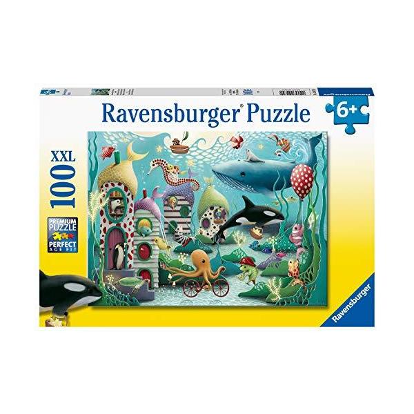 ジグソーパズル 海外製 100ピース XXL 水中の不思議 サイズ約49x36センチ ペット・動物 Ravensburgerジグソーパズル 海外製 アメリカ 4005556129720 Ravensburger Underwater Won...