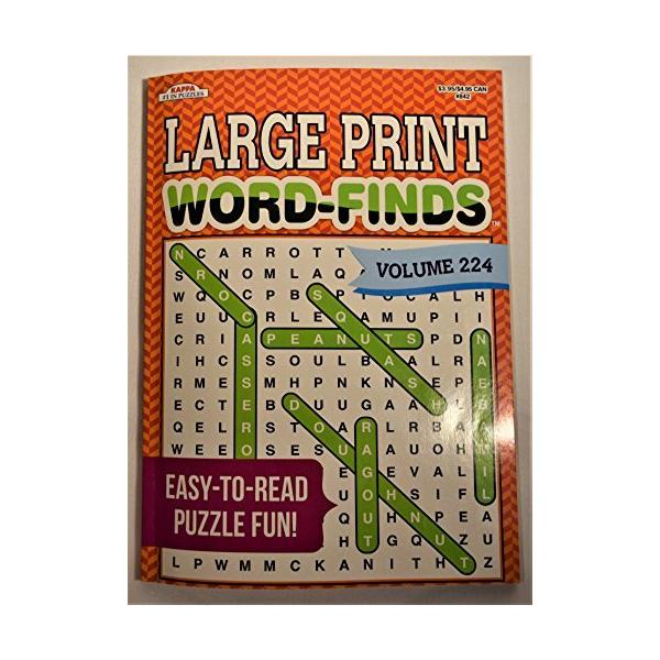 ジグソーパズル 海外製 アメリカ 842 Kappa Publication 3842 Large Print Word-Finds Assorted Volumes, Multi海外限定品を迅速輸入！5〜15営業日にて発送します。型番：8...