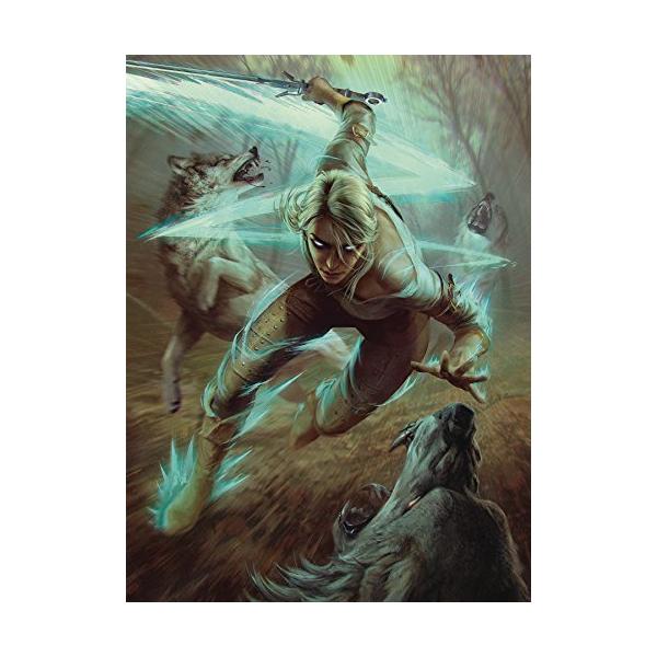 ジグソーパズル 海外製 アメリカ JUN180386 Dark Horse Deluxe The Witcher 3 Wild Hunt: Ciri &amp; The Wolves Deluxe Puzzle (1000 Piece), ...