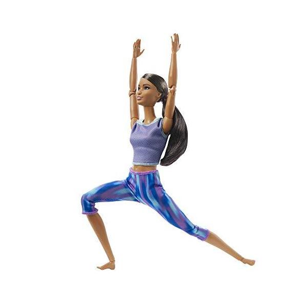 バービー　Barbie メイドトゥムーブ ヨガをする人形 22の柔軟な関節 アスレジャーウェア GXF06バービー バービー人形 メイドトゥームーブ 関節 動く ヨガ Made to Move 887961954968 Barbie Mad...