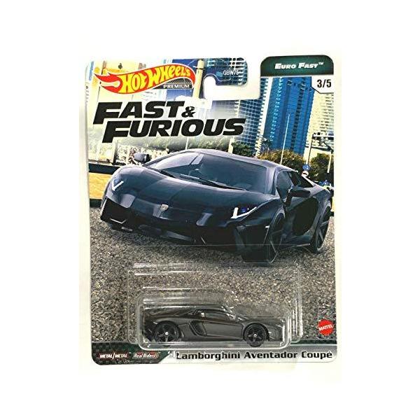 ホットウィール マテル ミニカー ホットウイール GXV65 Hot Wheels Fast &amp; Furious Collection Lamborghini Aventador 1:64 Scale Vehicle from Th...