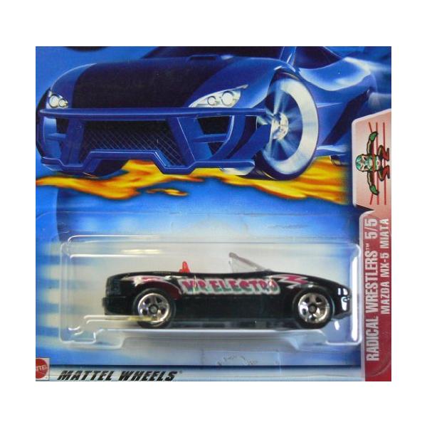 ホットウィール Hot Wheels マツダ MX-5 MIATA ラジカルレスラーズ 5/5 ブラック MAZDA ビークル ミニカーホットウィール マテル ミニカー ホットウイール  Hot Wheels 2022-094 Radica...