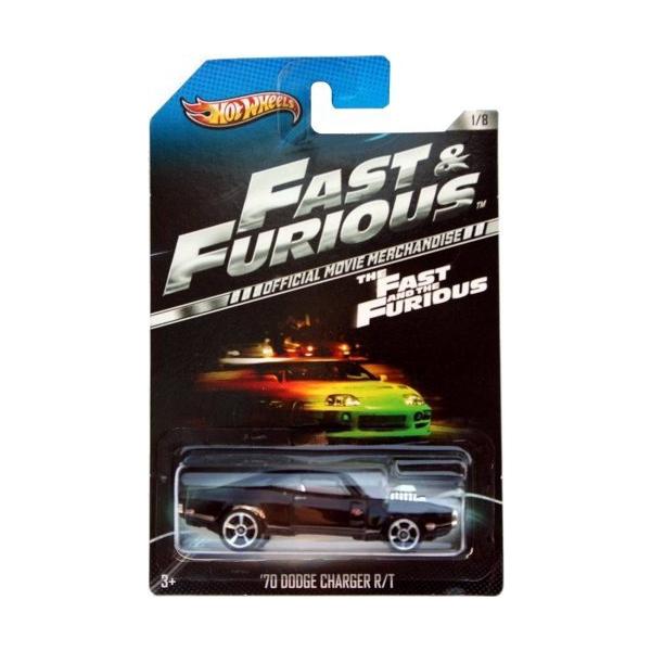 ホットウィール Hot Wheels ’70ダッジ・チャージャー R/T Fast &amp; Furious ワールドスピード オフィシャルムービー商品 1/8 Dodge Charger ビークル ミニカーホットウィール マテル ミニカ...