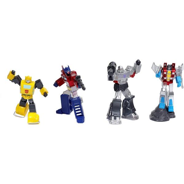 ジャダトイズ ミニカー ダイキャスト アメリカ 31352 Jada Toys Transformers G1 Diorama Scene 2.75" 4-Pack Die-Cast Collectible Figures, Toys fo...