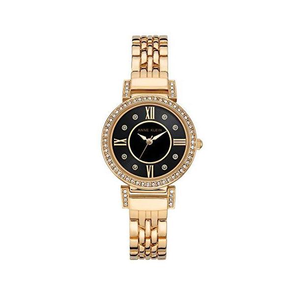 腕時計 アンクライン レディース  AK/2928BKGB Anne Klein Women's Premium Crystal Accented Bracelet Watch, AK/2928海外限定品を迅速輸入！5〜15営業日にて発送し...