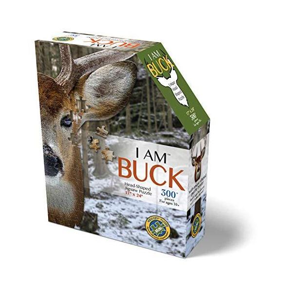 ジグソーパズル 海外製 アメリカ 6003-IAMMBuck Madd Capp Puzzles - I AM Buck - 300 Pieces - Animal Shaped Jigsaw Puzzle海外限定品を迅速輸入！5〜15営業...