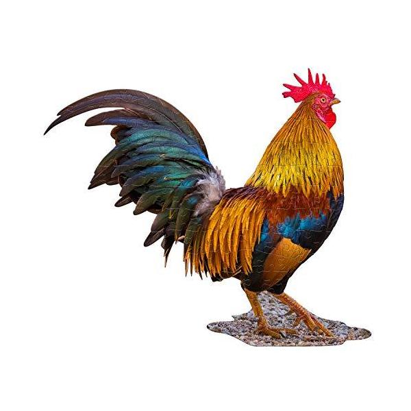 ジグソーパズル 海外製 アメリカ 4012-IAMLROOSTER Madd Capp Lil' Rooster 100 Piece Jigsaw Puzzle for Ages 5+ - 4012 - Unique Animal-Shap...