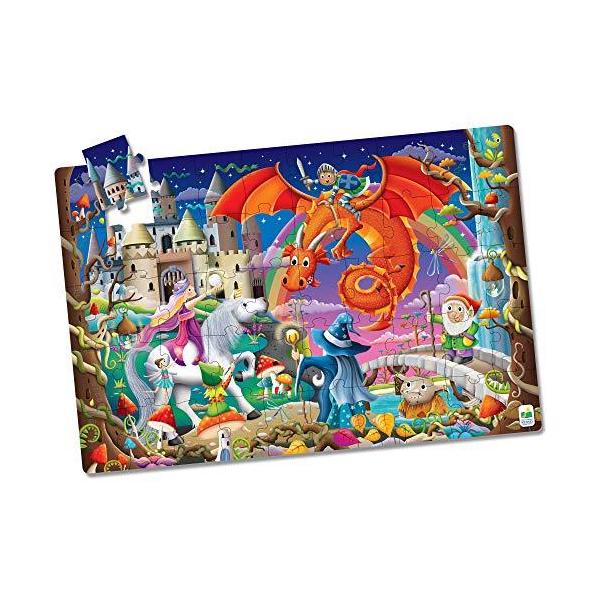 ジグソーパズル 海外製 アメリカ 239001 The Learning Journey - Puzzle Doubles! Glow in The Dark! - Fantasy - Puzzle for Kids - Toddler G...