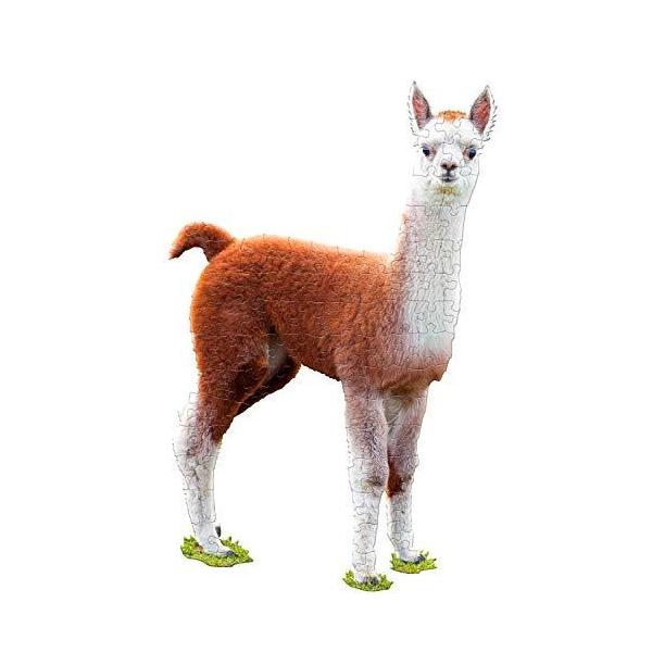 ジグソーパズル 海外製 アメリカ 4011-IAMLLLAMA Madd Capp Puzzles Jr. - I AM Lil’ Llama - 100 Pieces - Animal Shaped Jigsaw Puzzle海外限定品を...