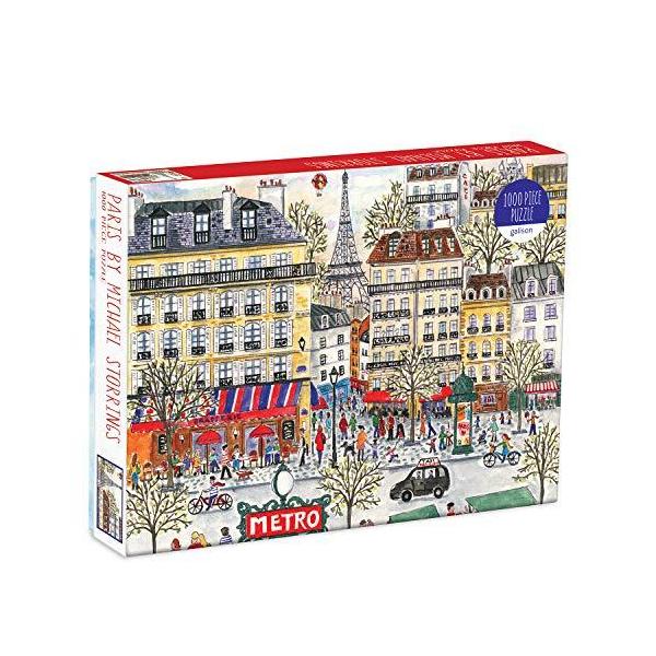 ジグソーパズル 海外製 アメリカ 9780735348943 Galison Michael Storrings Paris Puzzle, 1,000 Pieces, 20”x27” ? Fun and Challenging ? Pie...