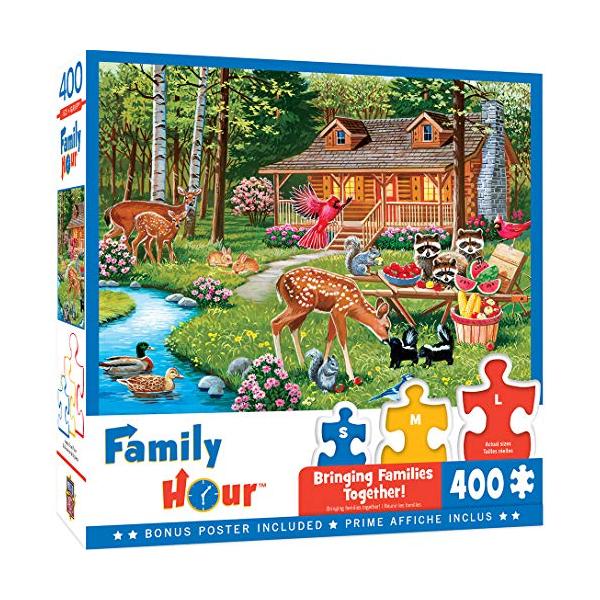 ジグソーパズル 海外製 アメリカ 32028 MasterPieces 400 Piece Jigsaw Puzzle for Adults, Family, Or Youth - Creekside Gathering - 18"x24"...