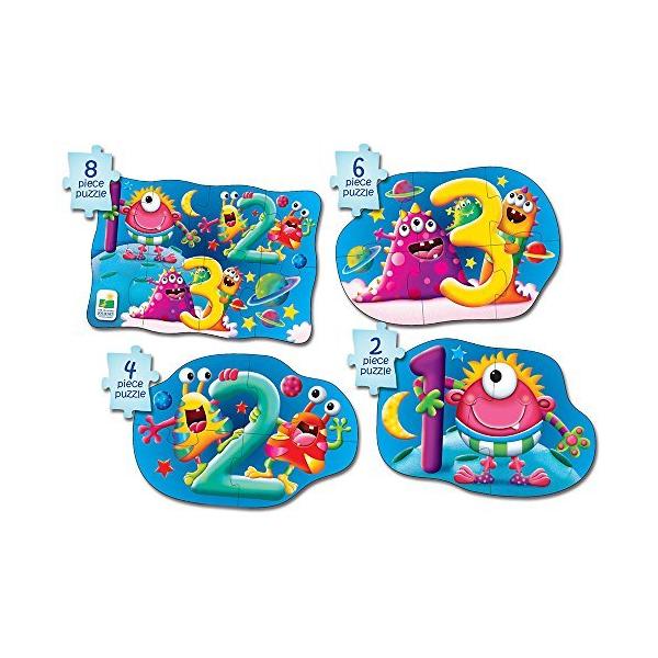 ジグソーパズル 海外製 アメリカ 630143 The Learning Journey My First 4-in-A-Box Puzzle - 123 - Puzzles for 2 Year Olds - STEM Education...