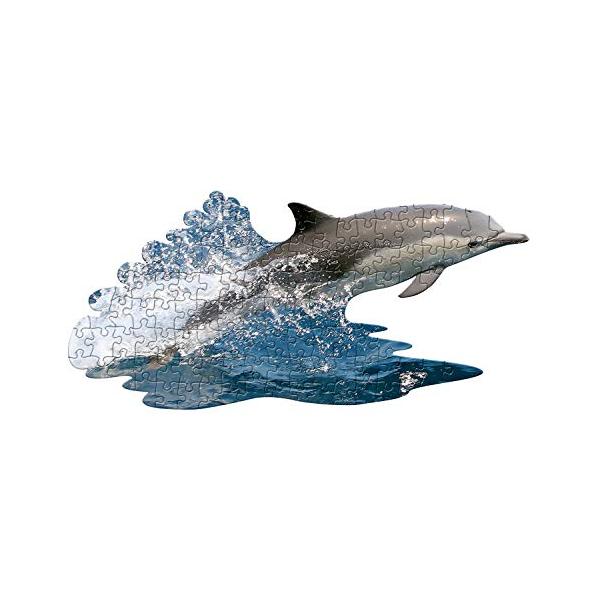 ジグソーパズル 海外製 アメリカ 4006-IAMLDolphin Madd Capp Puzzles Jr. - I AM Lil’ Dolphin - 100 pieces - Animal Shaped Jigsaw Puzzle海外...