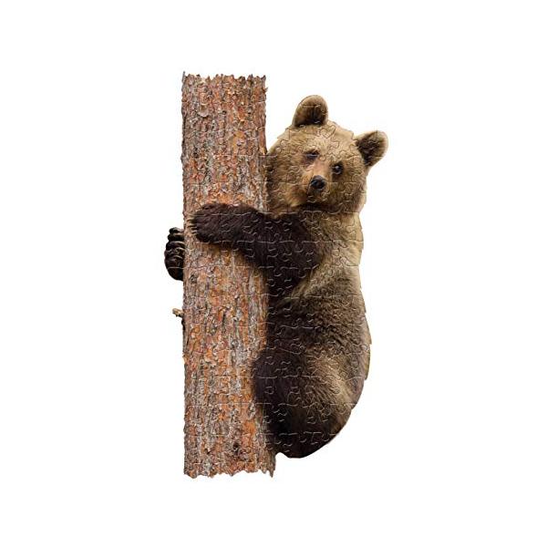 ジグソーパズル 海外製 アメリカ 4003-IAMLBear Madd Capp Puzzles Jr. - I AM Lil’ Bear - 100 pieces - Animal Shaped Jigsaw Puzzle海外限定品を迅速...