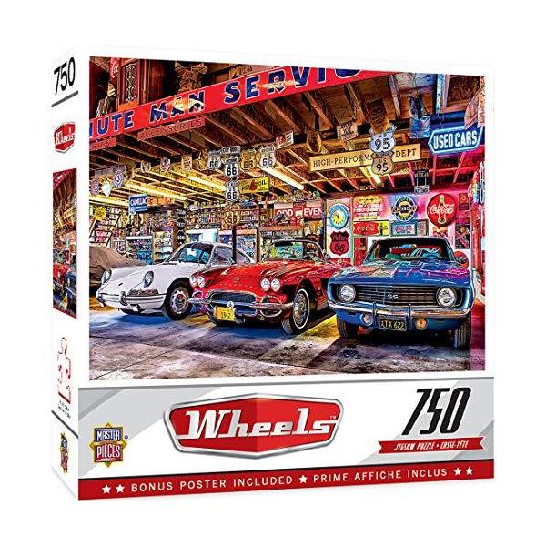 ジグソーパズル 海外製 アメリカ 31690 MasterPieces Wheels 750 Puzzles Collection - Triple Threat 750 Piece Jigsaw Puzzle海外限定品を迅速輸入！5〜15...