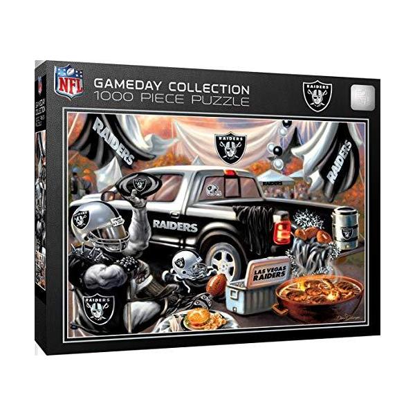 ジグソーパズル 海外製 アメリカ RAD1060 Masterpieces 1000 Piece Jigsaw Puzzle for Adults - NFL Las Vegas Raiders Gameday - 19.25"x26.75...