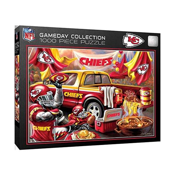 ジグソーパズル 海外製 アメリカ KCC1060 Masterpieces 1000 Piece Jigsaw Puzzle for Adults - NFL Kansas City Chiefs Gameday - 19.25"x26.7...