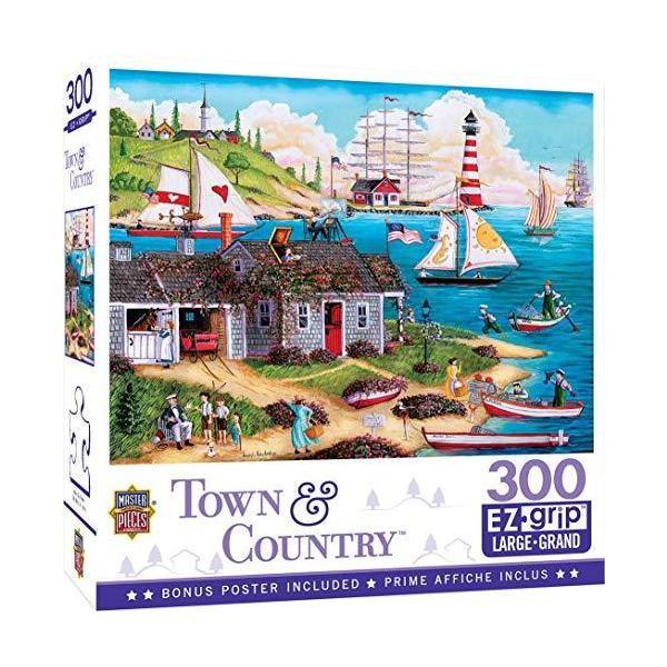 ジグソーパズル 海外製 アメリカ 32022 MasterPieces 300 Piece EZ Grip Jigsaw Puzzle - Painter's Point - 18"x24"海外限定品を迅速輸入！5〜15営業日にて発送します...