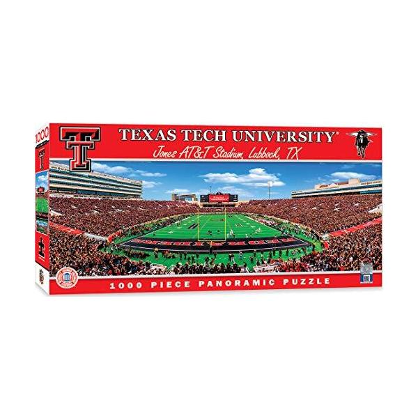 ジグソーパズル 海外製 アメリカ TTU1030 MasterPieces 1000 Piece Sports Jigsaw Puzzle - NCAA Texas Tech Red Raiders Endzone View Panoram...