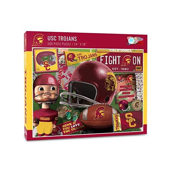 ジグソーパズル 海外製 アメリカ 0950516 YouTheFan NCAA USC Trojans Retro Series Puzzle - 500 Pieces海外限定品を迅速輸入！5〜15営業日にて発送します。型番：0950516...