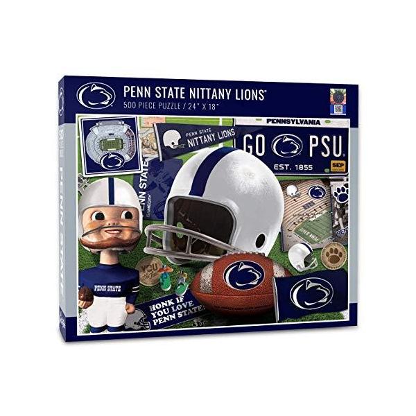 ジグソーパズル 海外製 アメリカ 0950509 YouTheFan NCAA Penn St Nittany Lions Retro Series Puzzle - 500 Pieces, One Size海外限定品を迅速輸入！5〜15営...