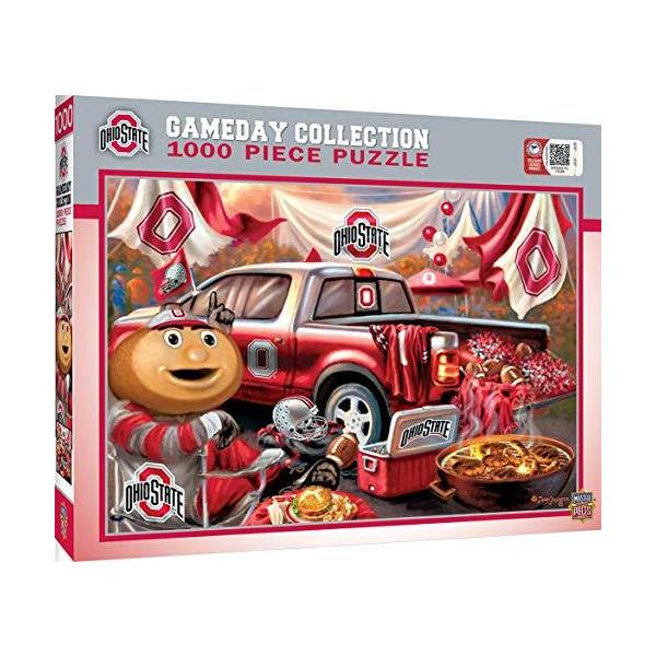 ジグソーパズル 海外製 アメリカ OST1060 MasterPieces 1000 Piece Jigsaw Puzzle for Adults - NCAA Ohio State Buckeyes Gameday - 19.25"x26...