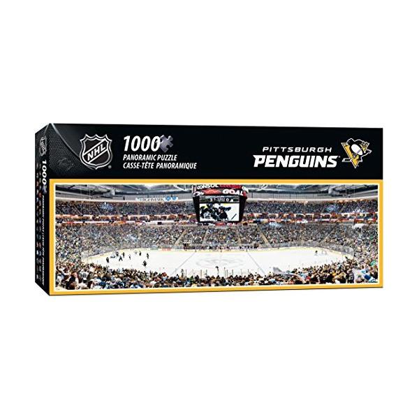 ジグソーパズル 海外製 アメリカ PPS1030 MasterPieces 1000 Piece Sports Jigsaw Puzzle - NHL Pittsburgh Penguins Center View Panoramic - ...