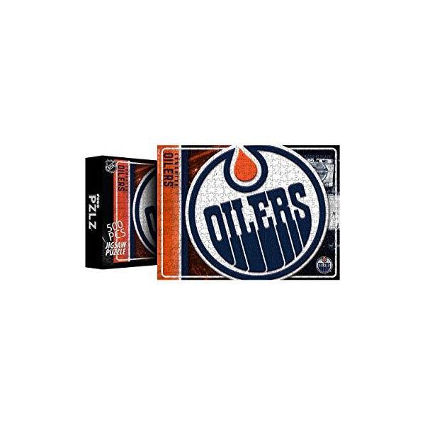 ジグソーパズル 海外製 アメリカ PZLZNHJG500BL FOCO NHL Edmonton Oilers Big Logo 500 Piece Jigsaw Puzzle PZLZ set海外限定品を迅速輸入！5〜15営業日にて発送し...