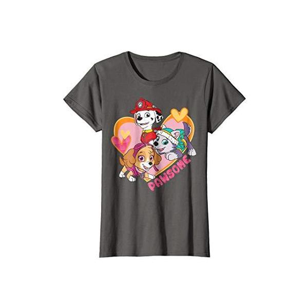 パウパトロール 子供服 半袖Tシャツ キッズ スモール スカイ エベレスト マーシャル 複数キャラクター グレー キッズ ファッション 男の子 女の子パウパトロール アメリカ直輸入 子供服 キッズ ファッション キャラクター アニメ WP4...