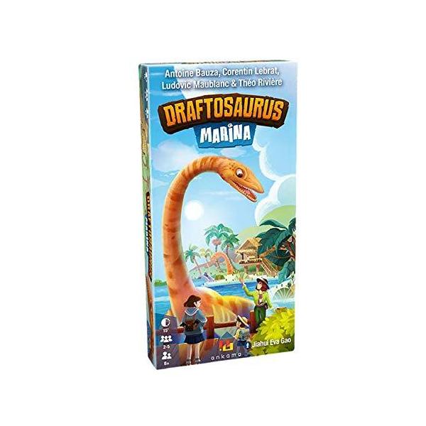 ボードゲーム 英語 アメリカ 海外ゲーム ANK270 Ankama Draftosaurus: Marina - Add New Dino-meeples to Your Park, New Ways to Score Points, P...