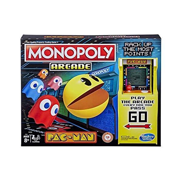 ボードゲーム 英語 アメリカ 海外ゲーム E7030 Monopoly Arcade Pac-Man Game Board Game for Kids Ages 8 and Up; Includes Banking and Arcade U...