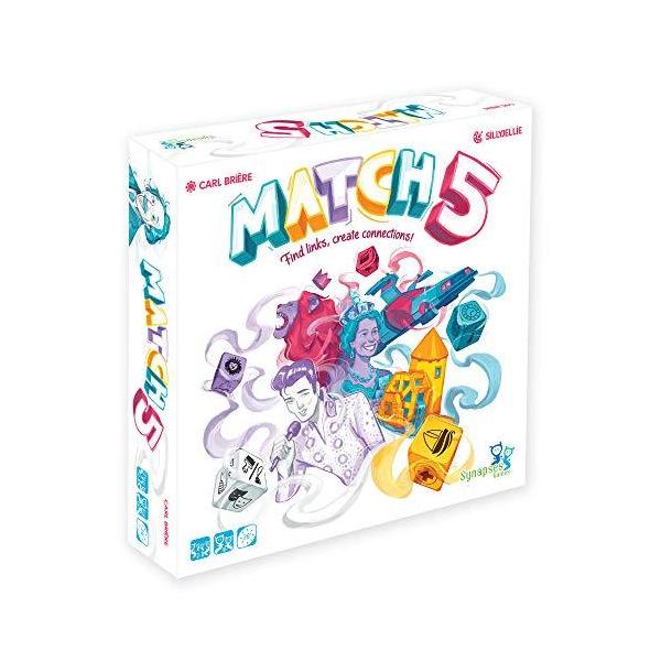ボードゲーム 英語 アメリカ 海外ゲーム MAT01EN Synapses Games | Match 5 | Family Board Game | Word Association and Dice Game | 2 to 8 Play...