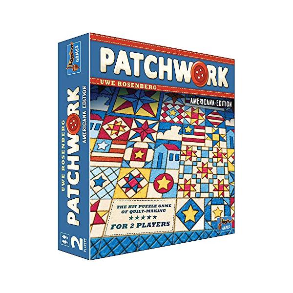 ボードゲーム 英語 アメリカ 海外ゲーム  Patchwork Americana Edition Board Game - A Two-Player Quilting Strategy Game by Uwe Rosenberg! Int...