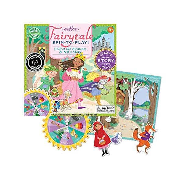 ボードゲーム 英語 アメリカ 海外ゲーム FAIRG2 eeBoo: Fairytale Spinner, Collect The Elements &amp; Tell a Story, Create Your Own Story as ...