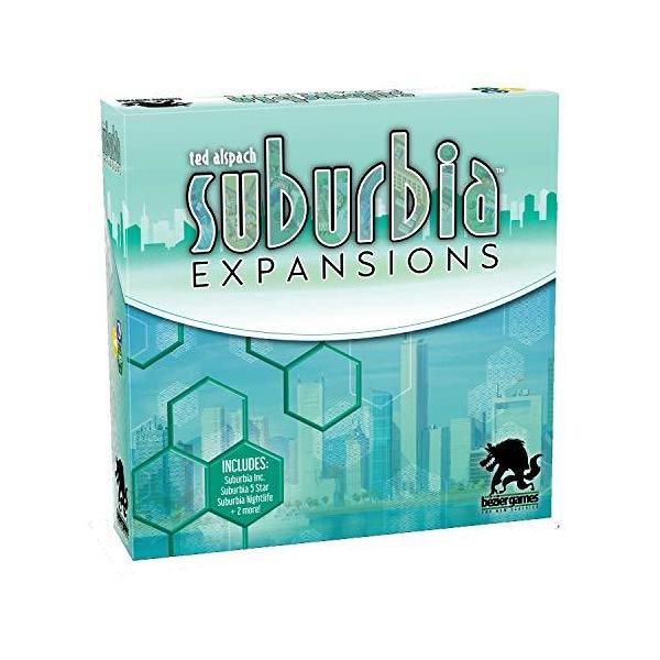 ボードゲーム 英語 アメリカ 海外ゲーム SUBXBEZ Suburbia Expansions, Thematic City Building Strategic Board Game, Tile Laying Board Game, F...