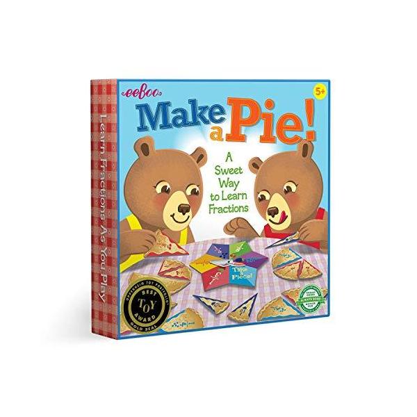 ボードゲーム 英語 アメリカ 海外ゲーム PIEGM2 eeBoo: Make a Pie Game, A Sweet Way to Learn Fractions, Develops Math and Quantitative Skill...
