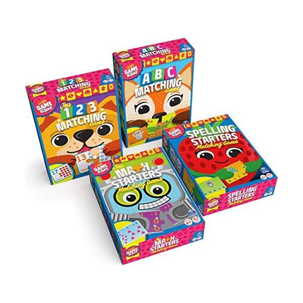 ボードゲーム 英語 アメリカ 海外ゲーム 6061448 SPIN MASTER GAMES Spin Master Match and Learn Puzzle Game Bundle for Learning Basic Educati...