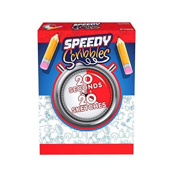 ボードゲーム 英語 アメリカ 海外ゲーム 70977 Speedy Scribbles - The 20 Seconds for 20 Sketches Drawing Game for 4-8 Players by Pressman海外限...