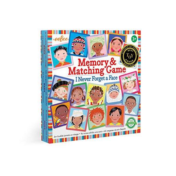 ボードゲーム 英語 アメリカ 海外ゲーム MGFAC3 eeBoo: I Never Forget a Face, Memory &amp; Matching Game, Developmental and Educational, 24 ...