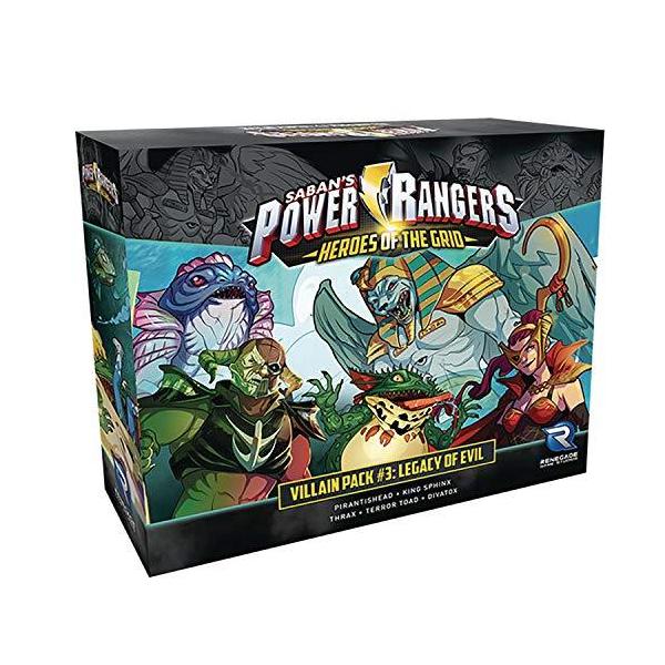 ボードゲーム 英語 アメリカ 海外ゲーム RGS2167 Renegade Game Studios Power Rangers: Heroes of The Grid Villain Pack #3 Legacy of Evil, 2-5...