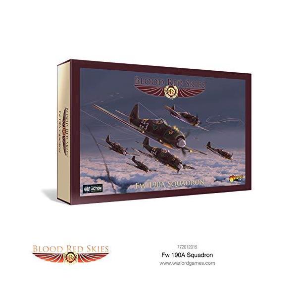 ボードゲーム 英語 アメリカ 海外ゲーム 772012015 Blood Red Skies German Fw 190 Squadron 1:200 WWII Mass Air Combat War Game海外限定品を迅速輸入！5〜15...