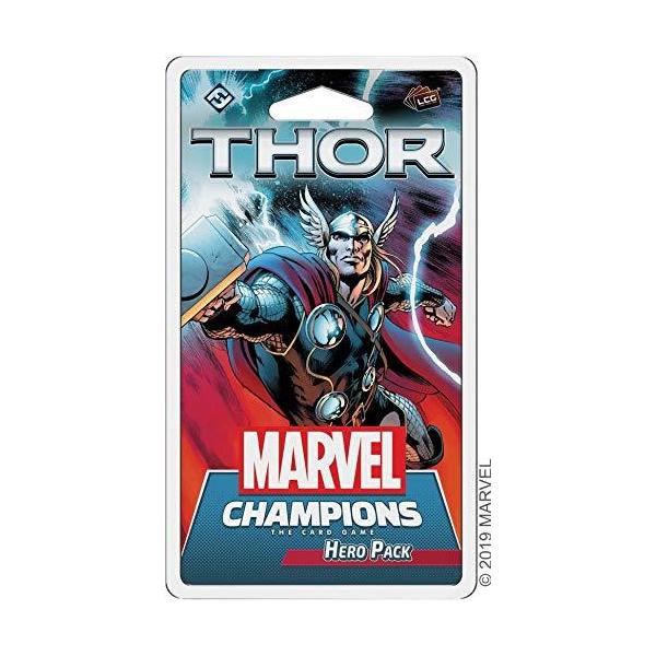 ボードゲーム 英語 アメリカ 海外ゲーム MC06en Marvel Champions The Card Game Thor HERO PACK - Superhero Strategy Game, Cooperative Game fo...