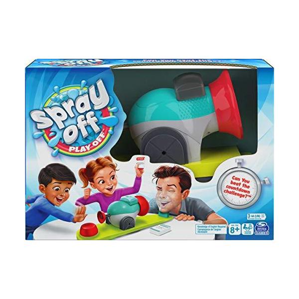 ボードゲーム 英語 アメリカ 海外ゲーム 6056959 Spray Off Play Off, Water Splashing Challenge Indoor/Outdoor Backyard Camping Funny Prank B...